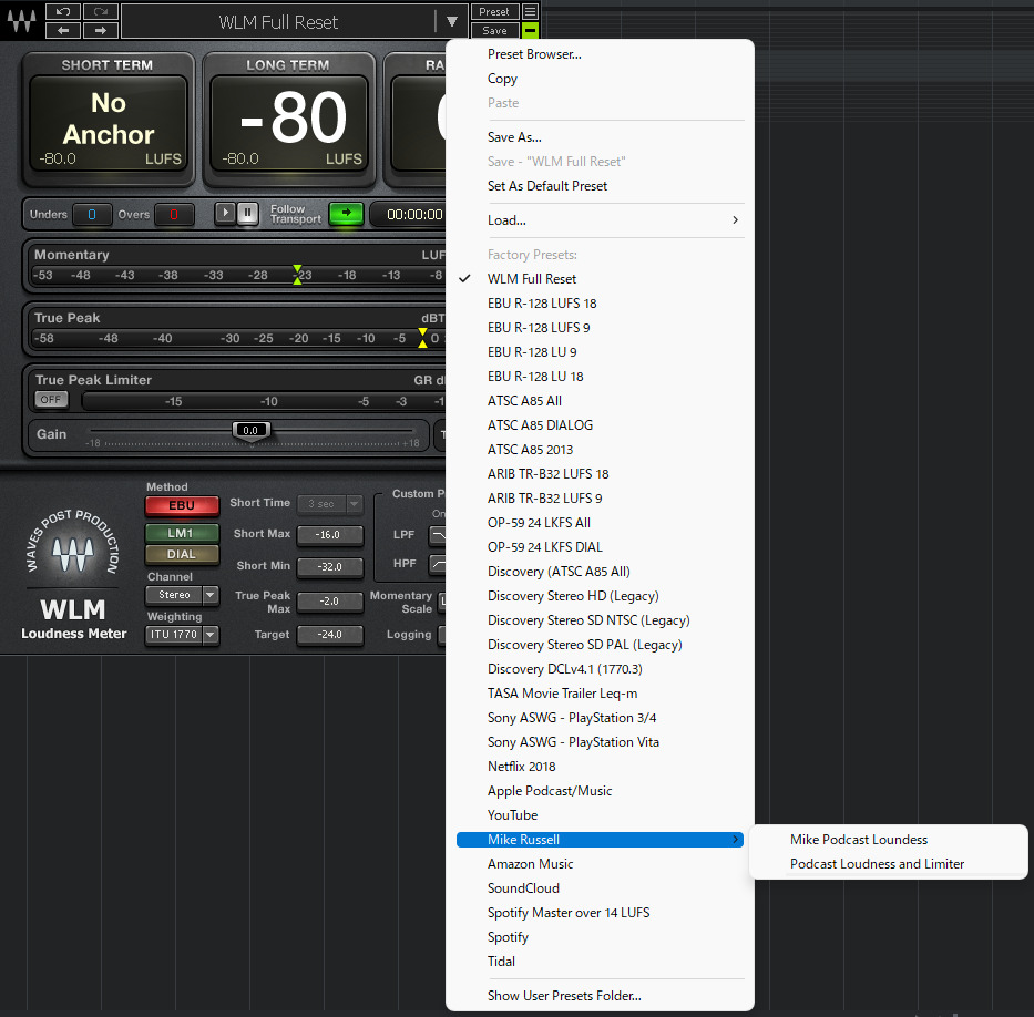 278．WAVES社のWLM Plus Loudness Meterを使ってみよう♪ ～ラウドネスメーター～ 有料プラグイン | SSS ...