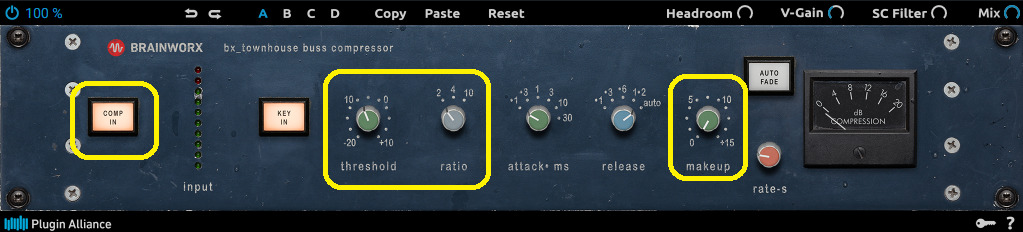 435．Brainworx社のbx_townhouse buss compressorを使ってみよう♪ ～バスコンプ～ 有料プラグイン ...