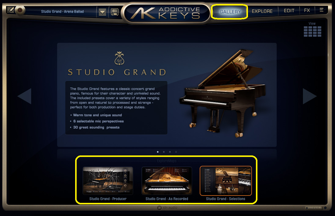 582．xln audio社のADDICTIVE KEYS使ってみよう♪ ～ピアノ音源～ 有料プラグイン | SSS／がらくてぃっく＝すぺぇす