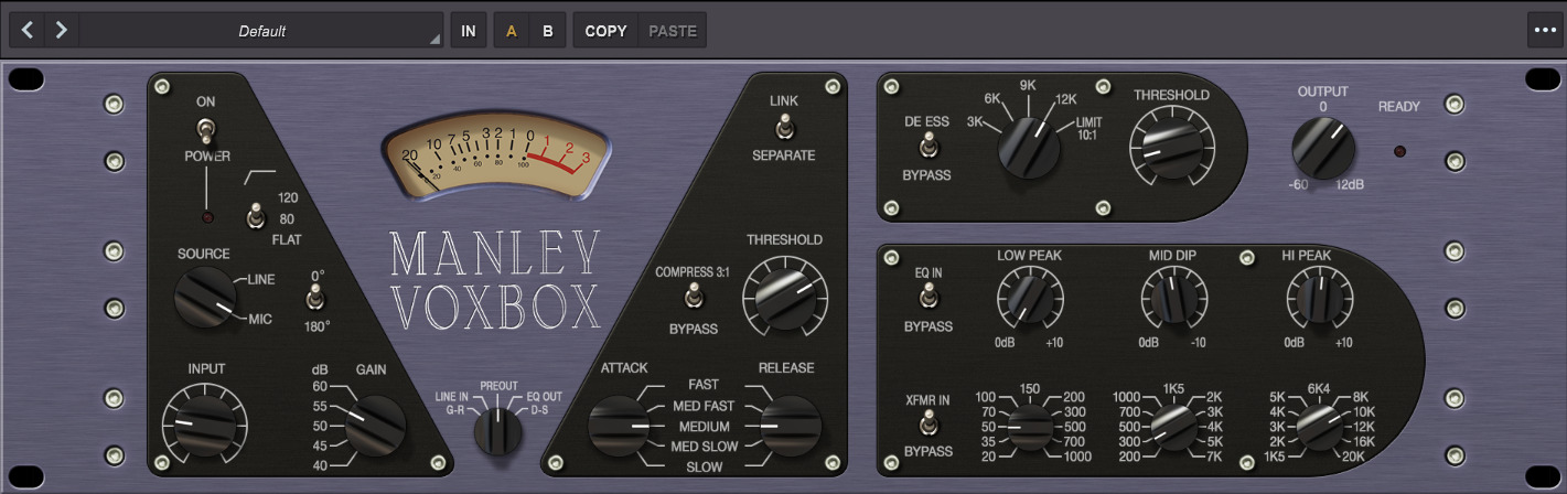 576．UNIVERSAL AUDIO社のManley VOXBOX Channel Strip使ってみよう♪ ～ボーカル用チャンネル ...