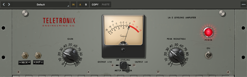 692．UNIVERSAL AUDIO社のTeletronix® LA-2A Classic Leveler Collectionを使って ...