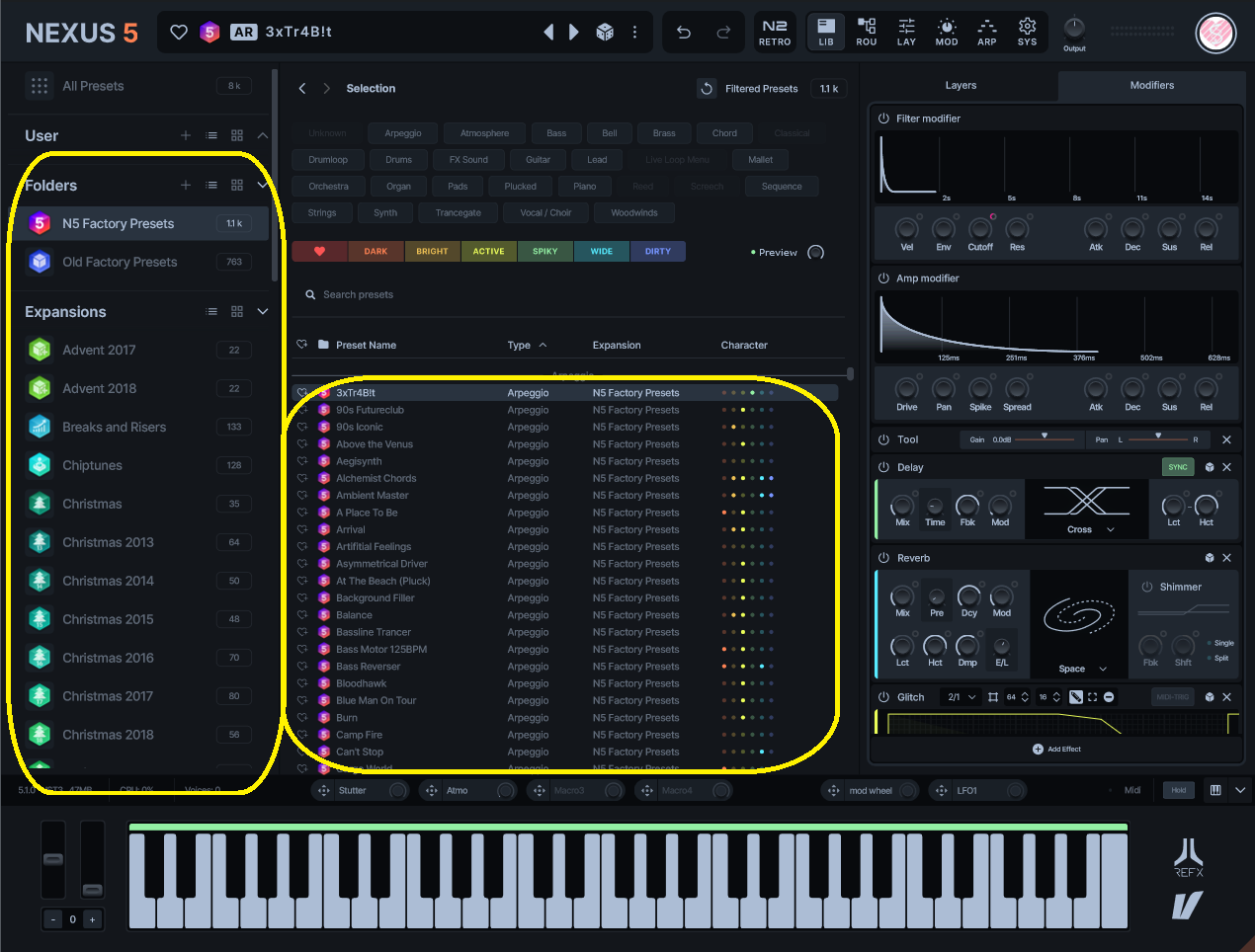 775_1．reFX社のNEXUS5 その1【LIB】を使ってみよう♪ ～シンセサイザー～ 有料プラグイン | SSS／がらくてぃっく＝すぺぇす