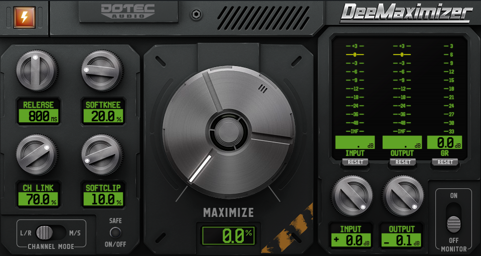 792．DOTEC-AUDIO社のDeeMaximizerを使ってみよう♪ ～マキシマイザー～ 有料プラグイン | SSS／がらくてぃっく＝すぺぇす